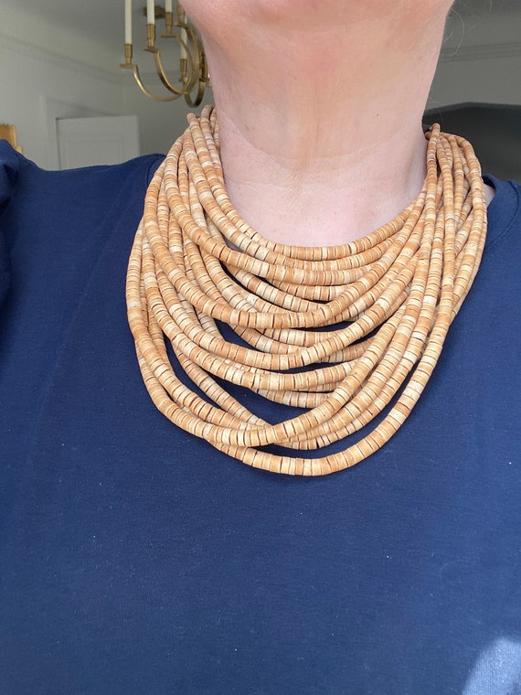 Vintage Gerda Lynggaard Monies Coconut Shell with Hor… - Gem