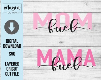 Mom Fuel Svg - Etsy