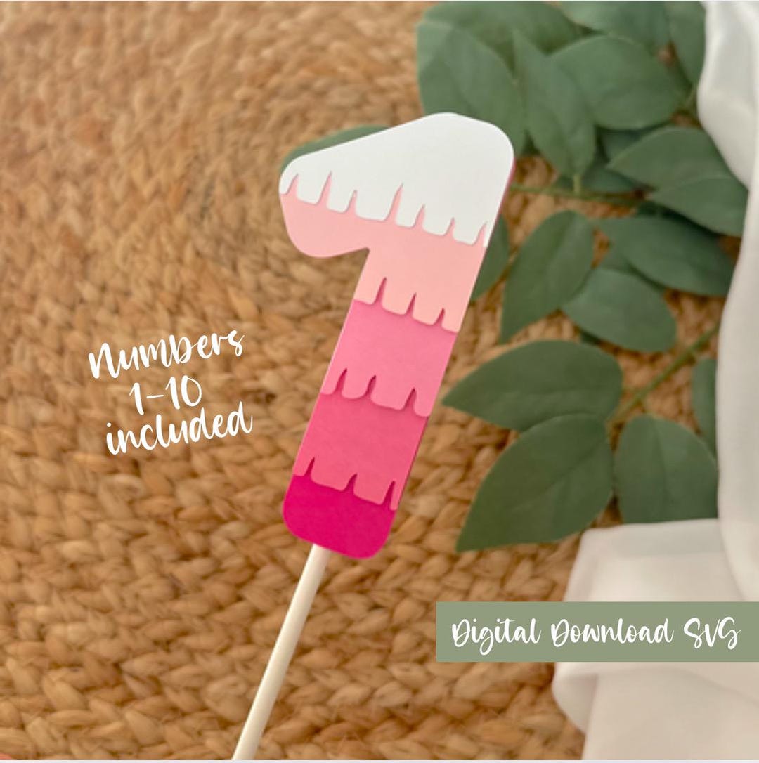 Piñata Numbers SVG (digital Download) - Etsy