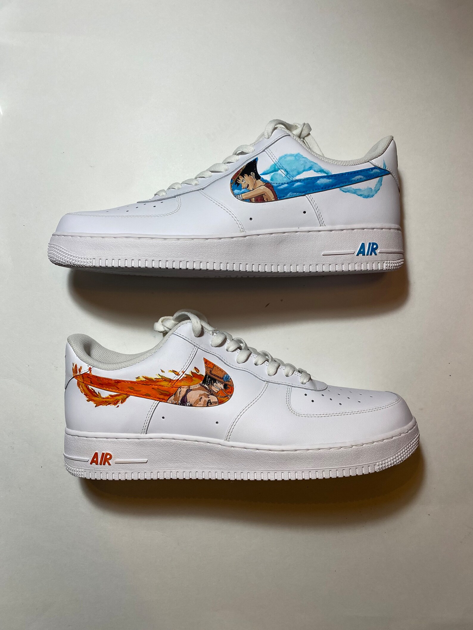 Custom Painted Air Force 1s - Etsy