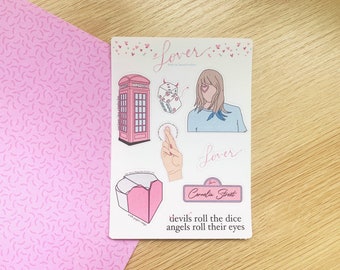 Lover Album Sticker | Etsy