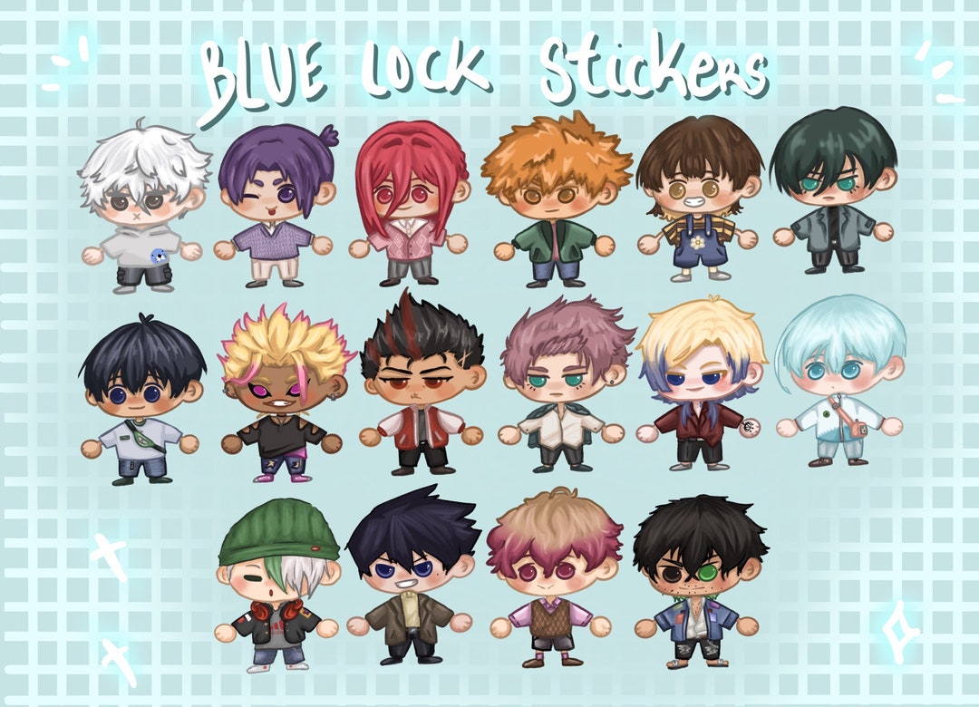 Blue Lock Stickers - Etsy