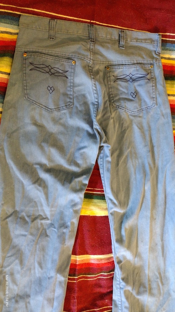 Jean Joint Elephant Bell Bottoms 60s 70s Vintage Jean… - Gem