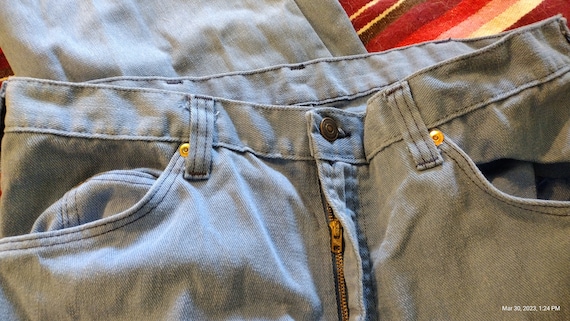 Jean Joint Elephant Bell Bottoms 60s 70s Vintage Jean… - Gem