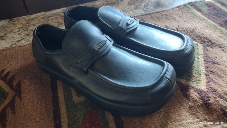 New Earth Shoes Anne Kelso Men's Loafers 11 Black or Brown Hippie 70s ...
