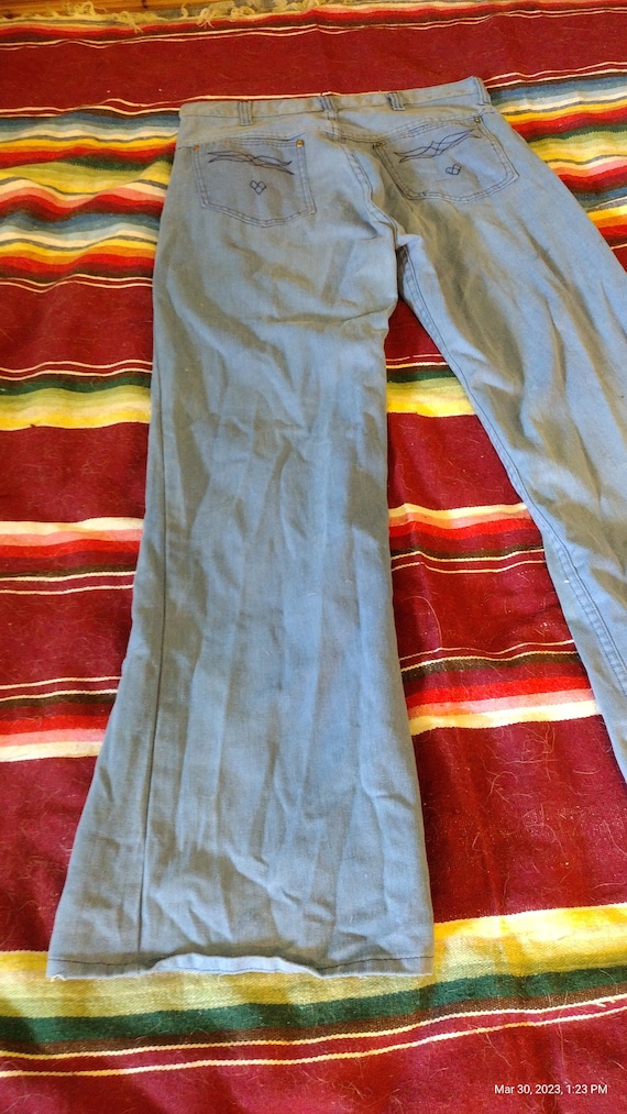 Jean Joint Elephant Bell Bottoms 60s 70s Vintage Jean… - Gem