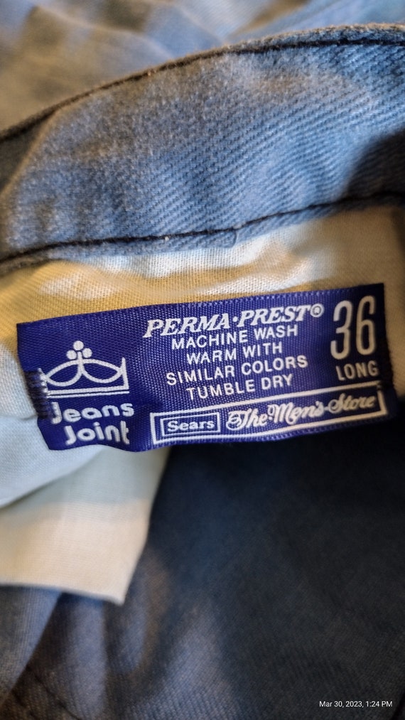 Jean Joint Elephant Bell Bottoms 60s 70s Vintage Jean… - Gem