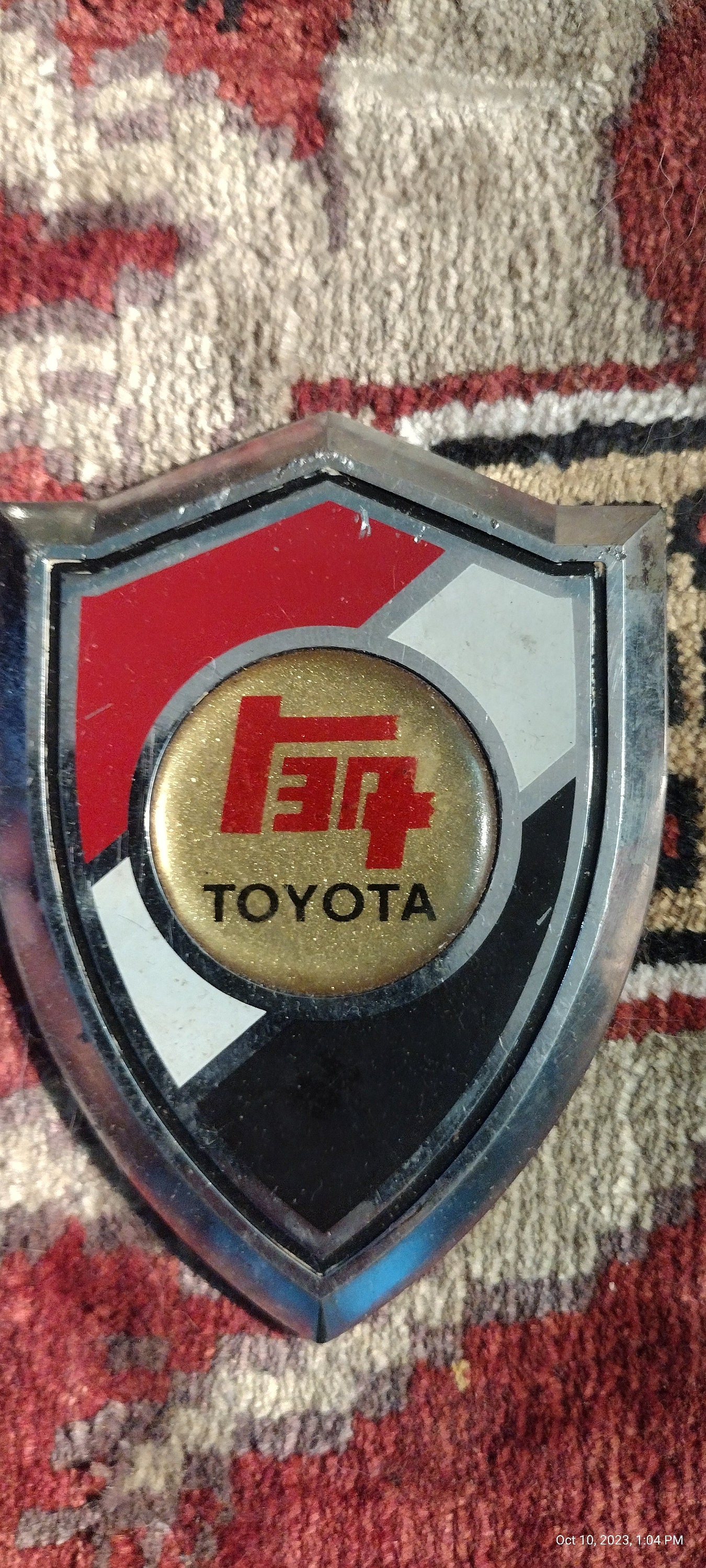RARE Vintage Emblem 60s 70s Toyota TEQ FJ40 Celica Supra Land Cruiser ...