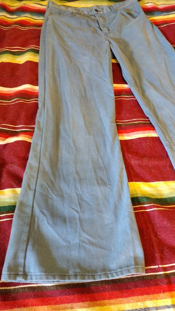 Jean Joint Elephant Bell Bottoms 60s 70s Vintage Jean… - Gem