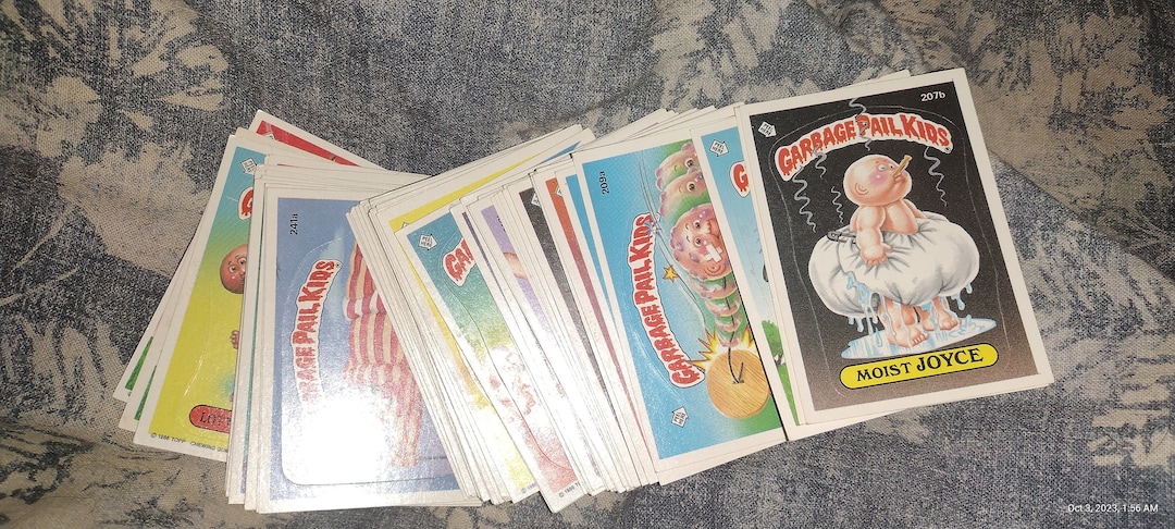 Vintage Garbage Pail Kids Cards Series 6 Original Topps RARE Banned ...