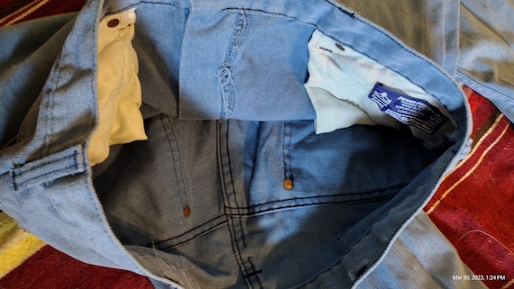 Jean Joint Elephant Bell Bottoms 60s 70s Vintage Jean… - Gem