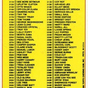 Vintage Garbage Pail Kids Cards Series 6 Original Topps RARE Banned ...