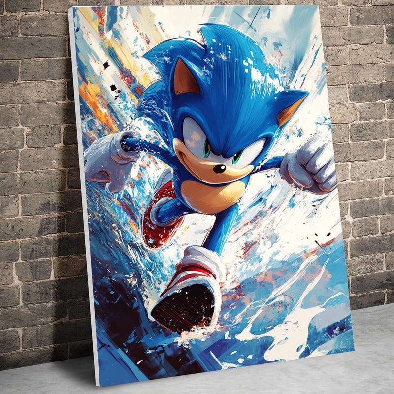 Sonic Poster - Etsy