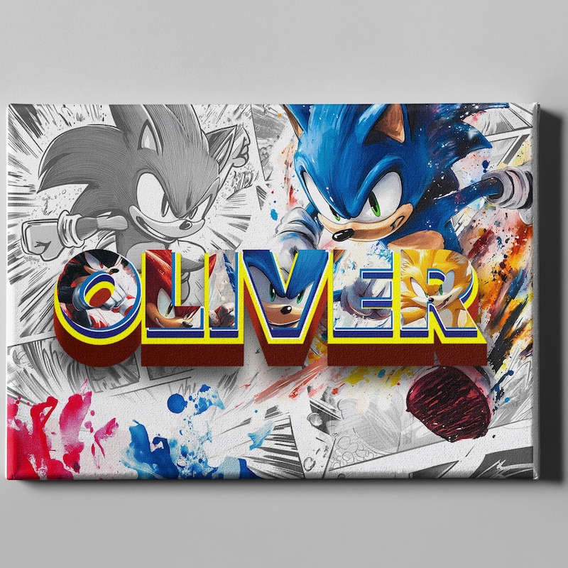 Sonic Poster - Etsy