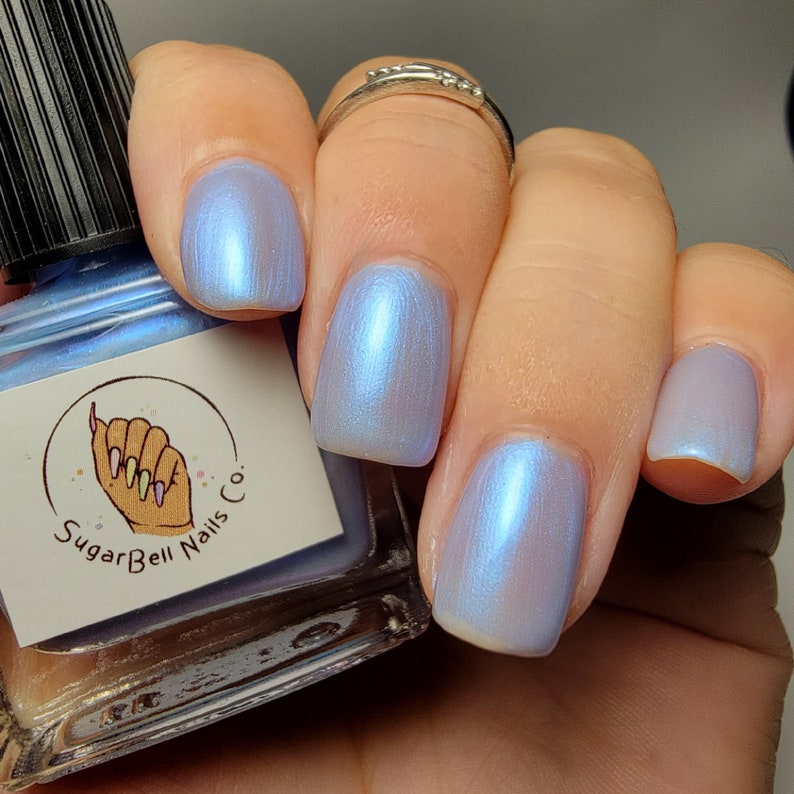 Alice - Light Blue - 10 Free Cruelty Free Vegan Nail Polish - Etsy