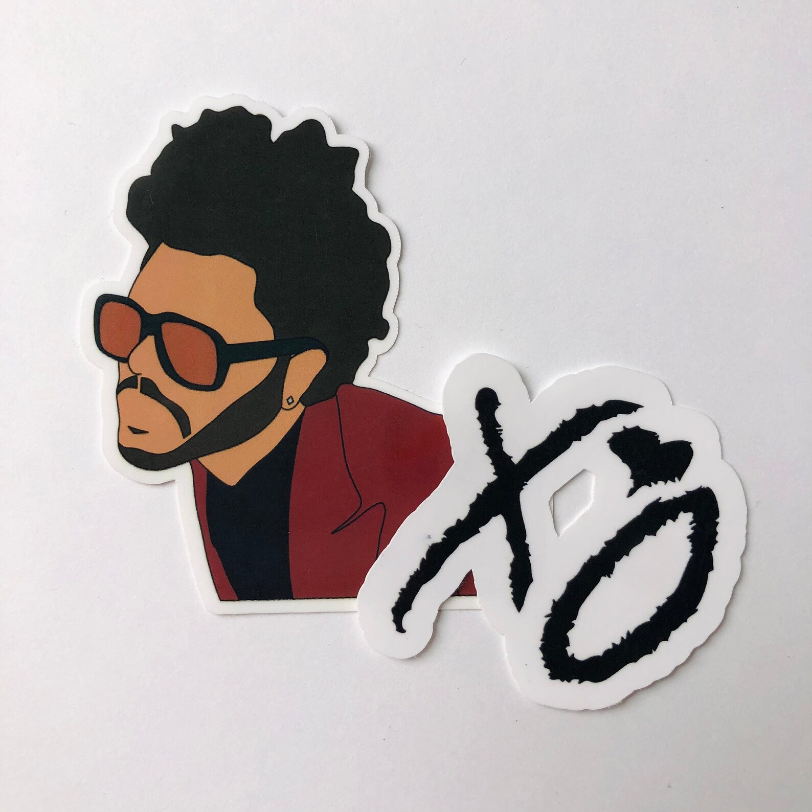 The Weeknd Pop Singer Glossy Waterproof Vinyl Sticker Laptop | Etsy
