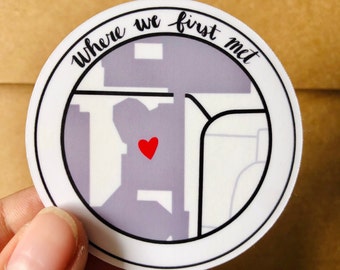 Custom Location Stickers - Etsy