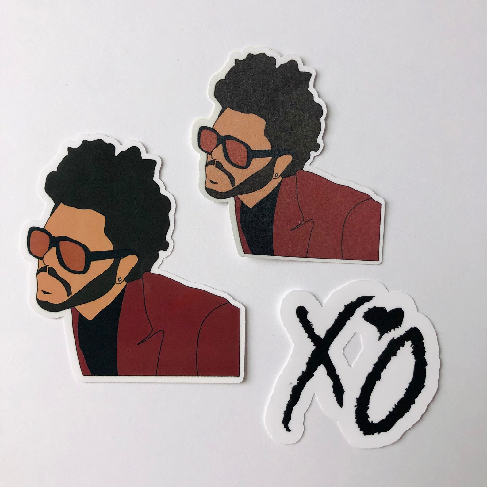 The Weeknd Pop Singer Glossy Waterproof Vinyl Sticker Laptop | Etsy