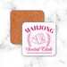 Mahjong Coasters, Mahjong Gifts, Mahjong Coaster Set, Hardboard ...
