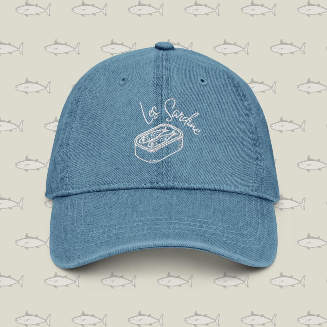 Embroidered Sardine Hat, Tinned Fish Hat, Canned Fish Hat, Les Sardine ...
