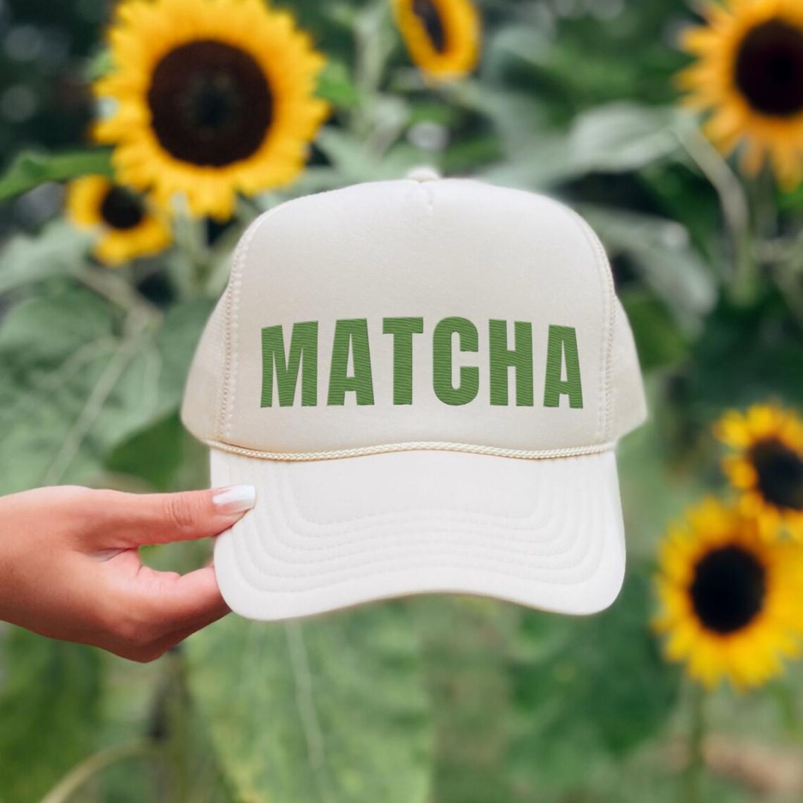 Embroidered Matcha Hat, Matcha Trucker Hat, Matcha Gifts, Matcha Lover ...