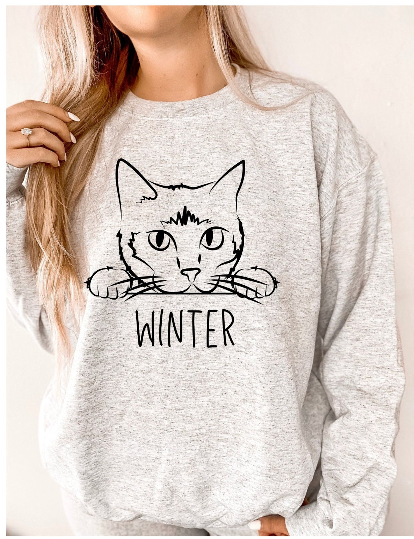 Custom Personalized Cat Breed Name Sweatshirt Crewneck Pet Memorial ...