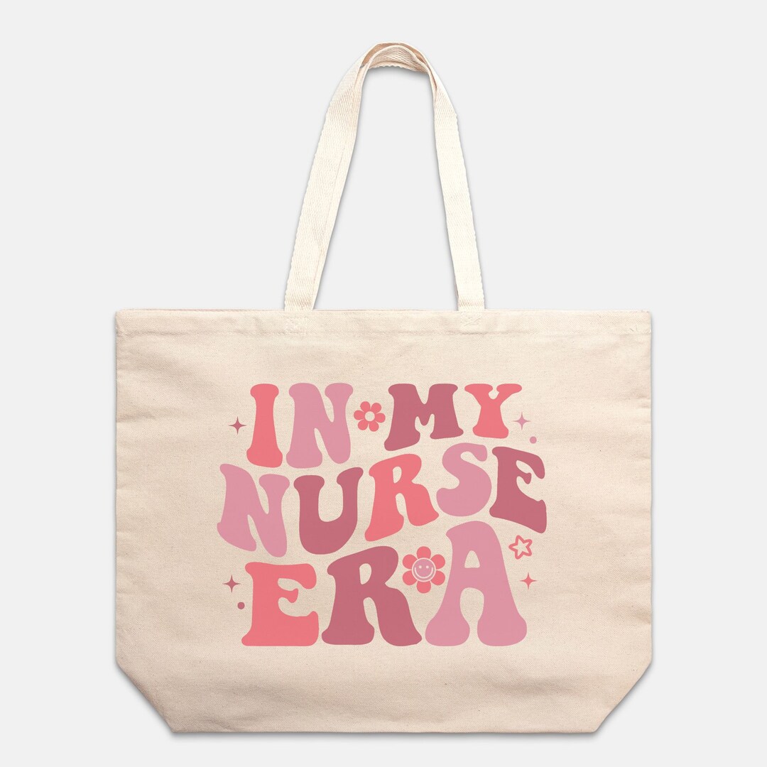 In My Nurse Era Tote Bag, Custom Nurse Bag, Gift for Nurse, Nurse ...