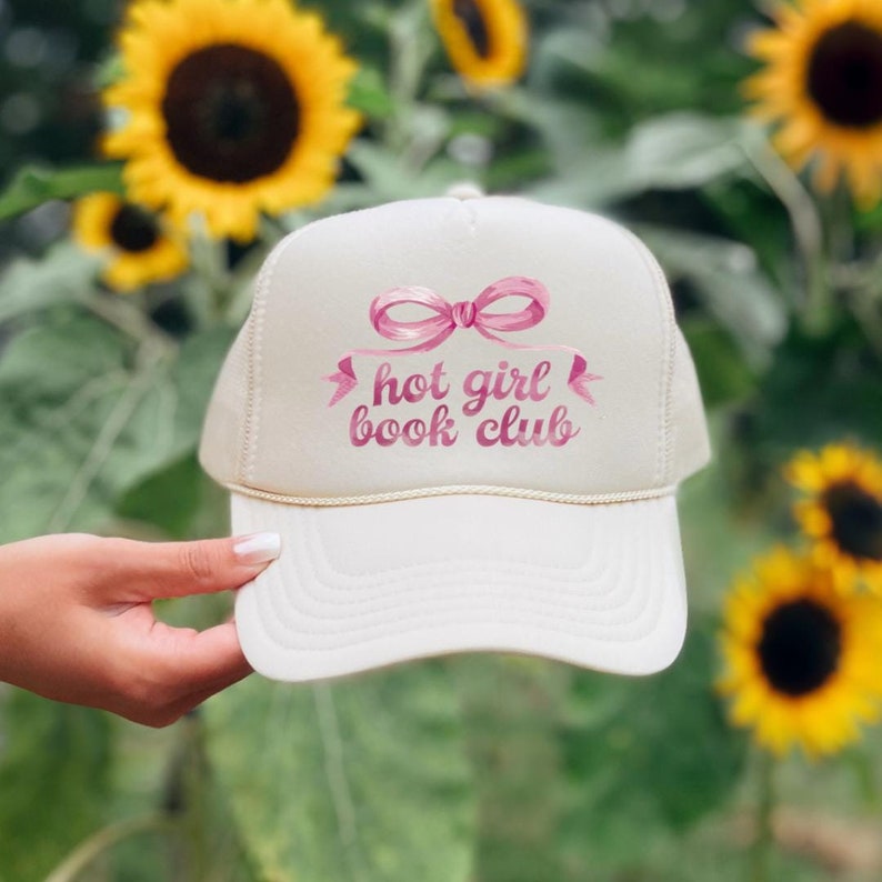 Hot Girl Book Club Trucker Hat Book Hat Reading Hat Book Lover Gift ...