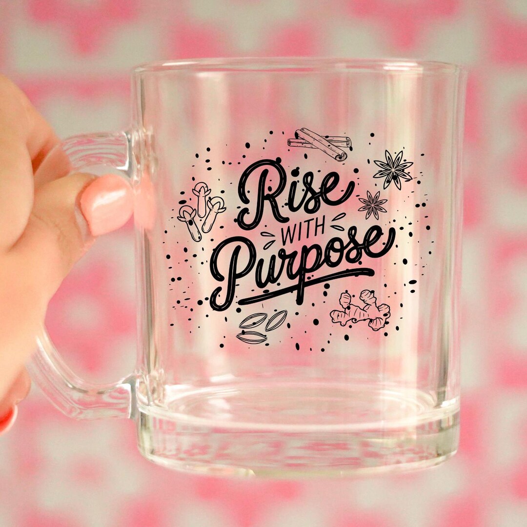 Chai Mug, Chai Lover Gift, Glass Mug, Chai Latte Mug, Gifts for Chai ...