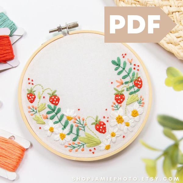 Fruit Embroidery Pattern - Etsy