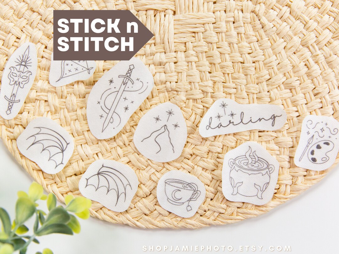 ACOTAR Stick and Stitch | Romantasy, Water Soluble Embroidery Designs ...