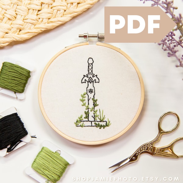 Legend of Zelda Embroidery - Etsy