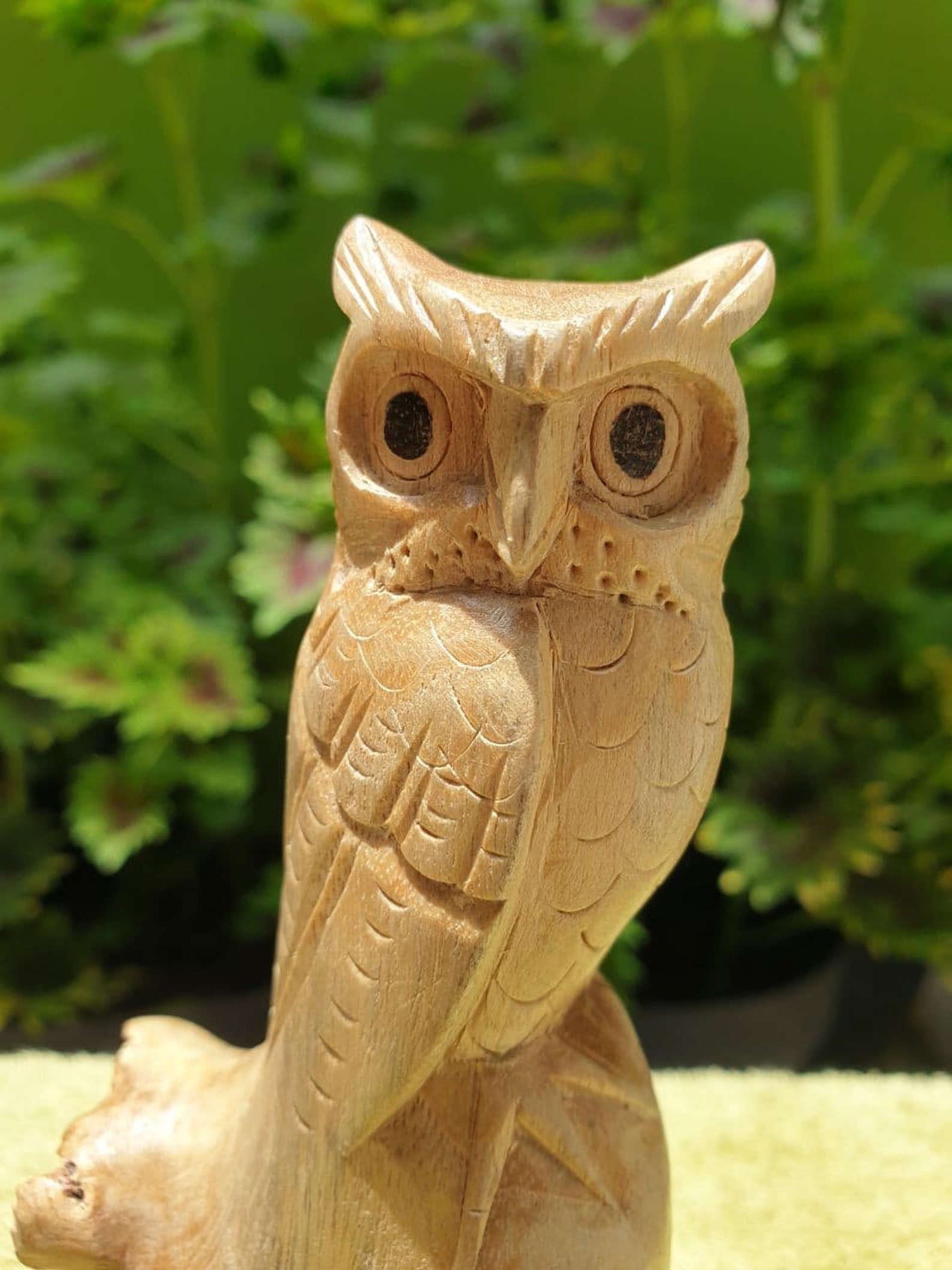 Tree Root Owl | Hand Carved Owl | Owl Carved From Tree Root | Home ...