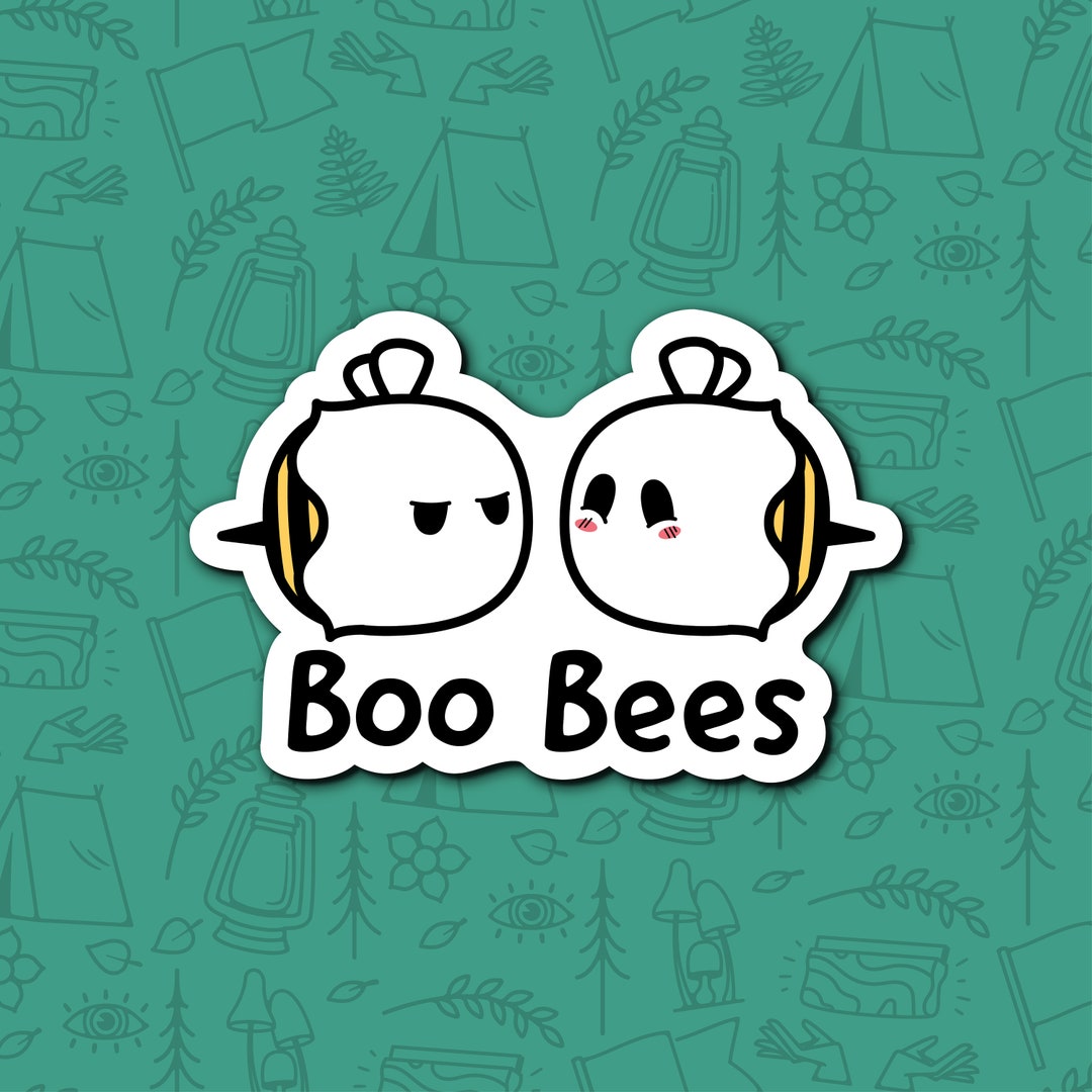 Boo Bees Vinyl Sticker - Etsy
