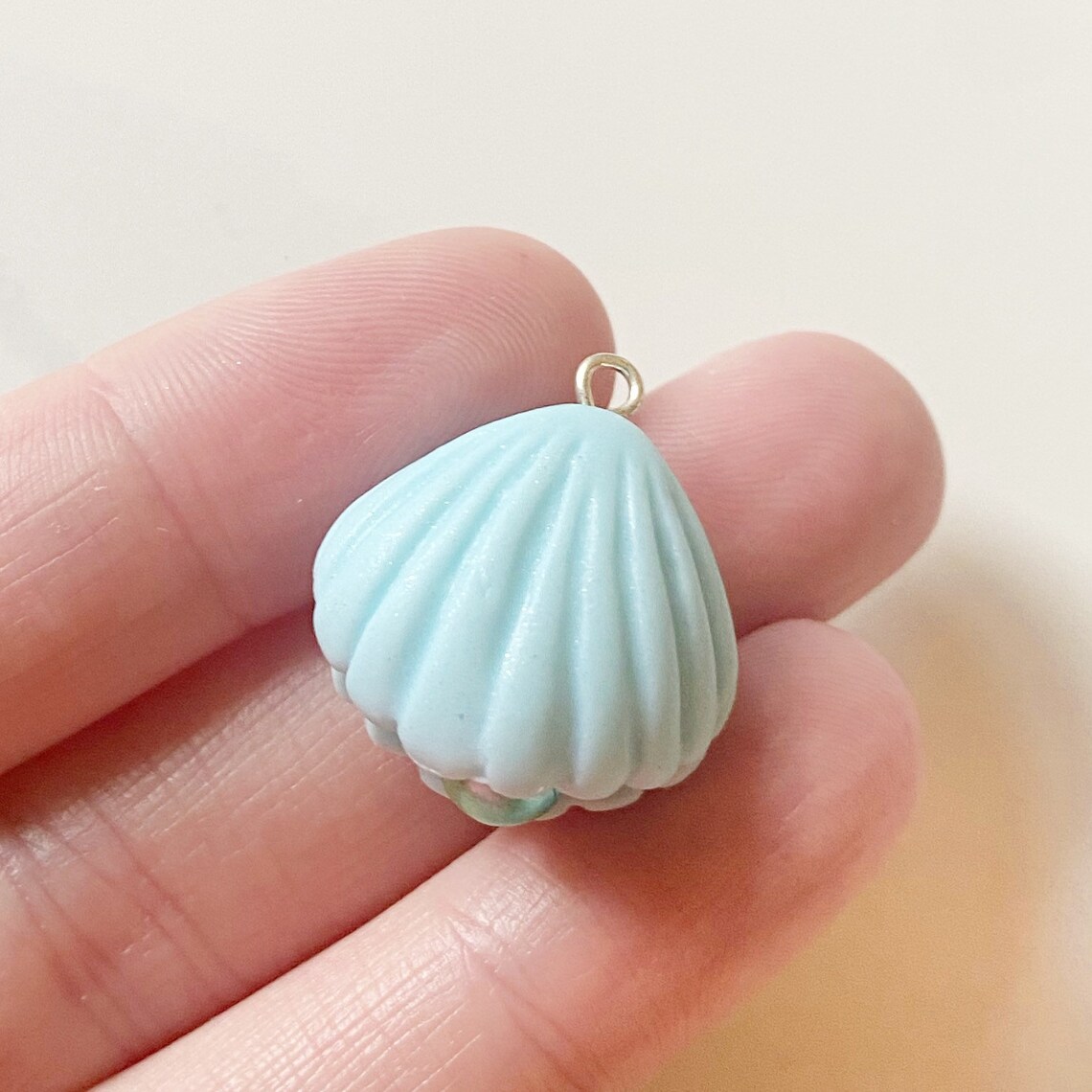 Pearl Oyster Clam Charm Polymer Clay Charms Stitch Markers - Etsy