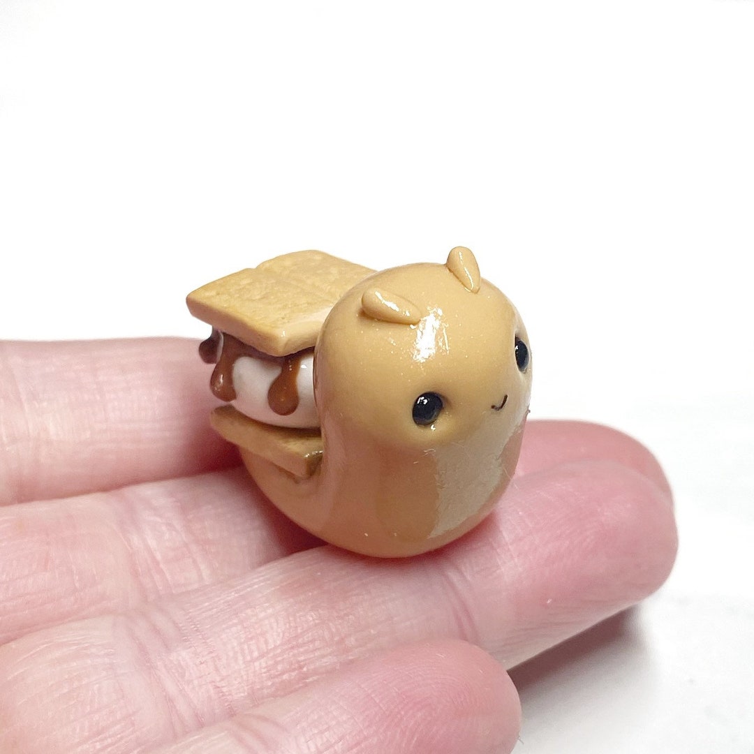 Smores Figurine- Kawaii Polymer Clay Figurine - Etsy