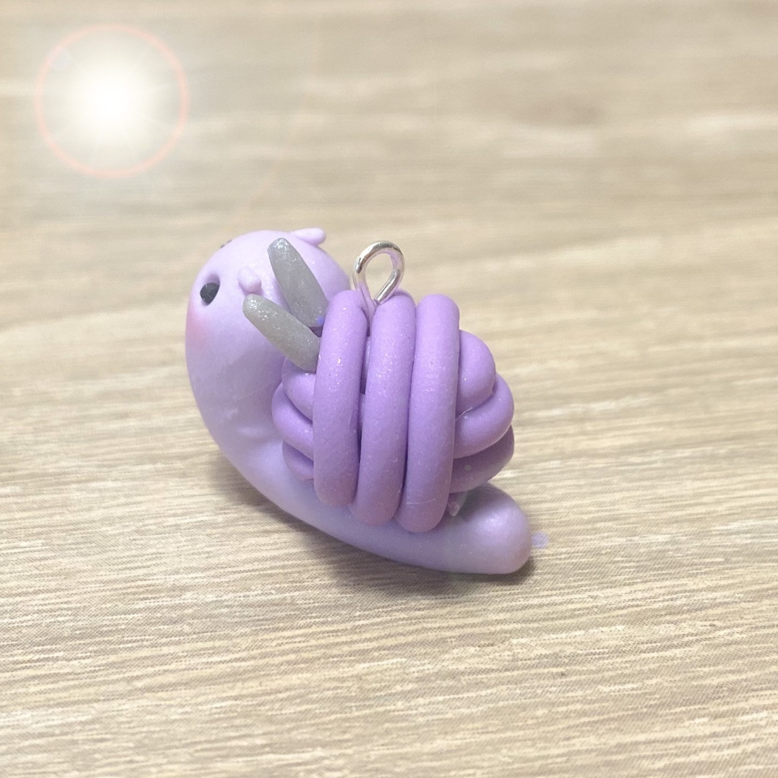 Knitting Crochet Snail Kawaii Charm- Polymer Clay Charm- Stitch Marker ...