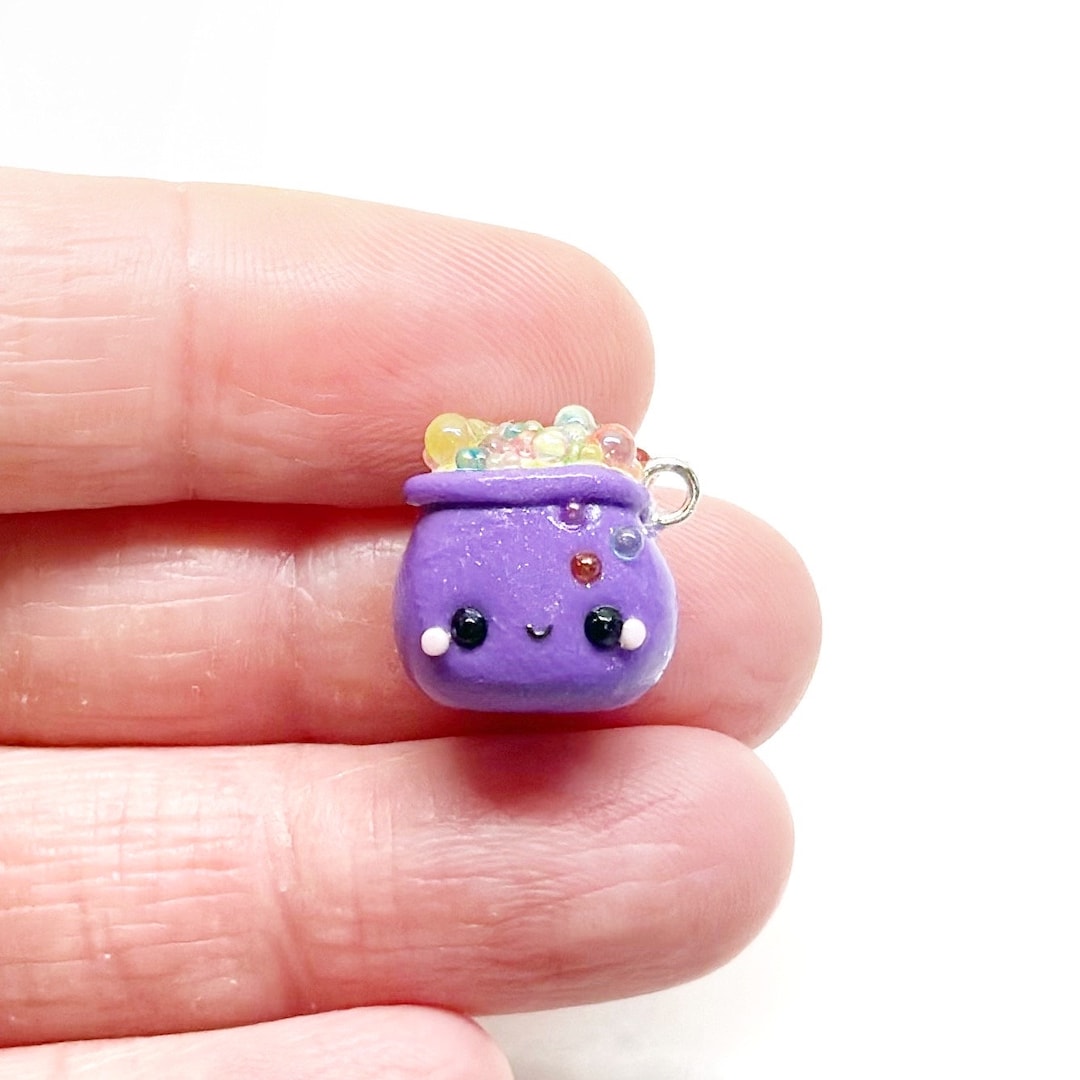 Kawaii Cauldron Charm- Polymer Clay Charms- Stitch Marker - Etsy