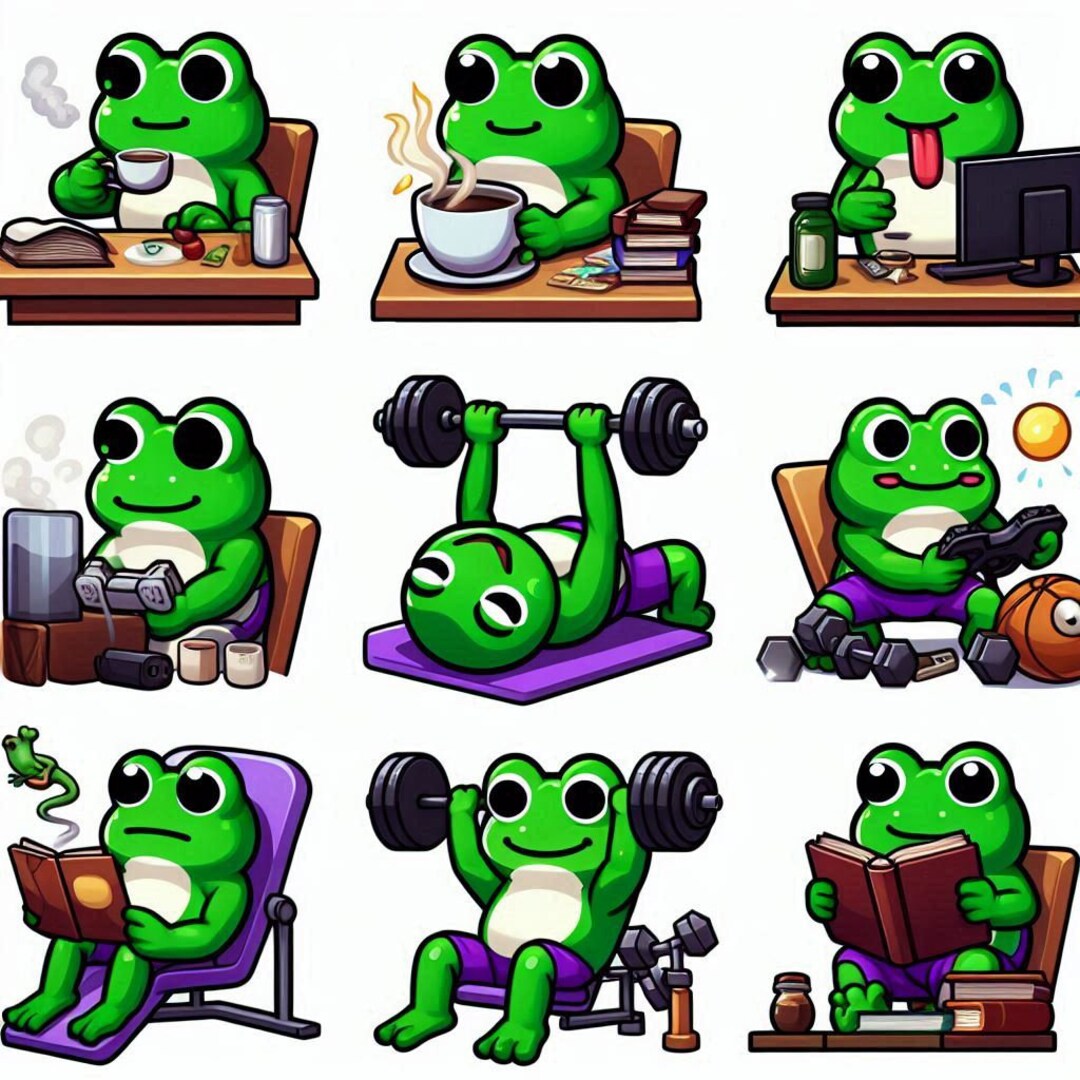 Cute Froggy Emote for Streamers & Chat - Etsy