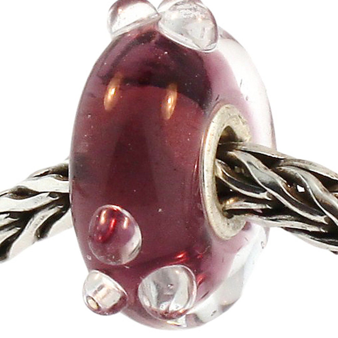 Authentic Trollbeads Glass 61330 Purple Flower Bud - Etsy