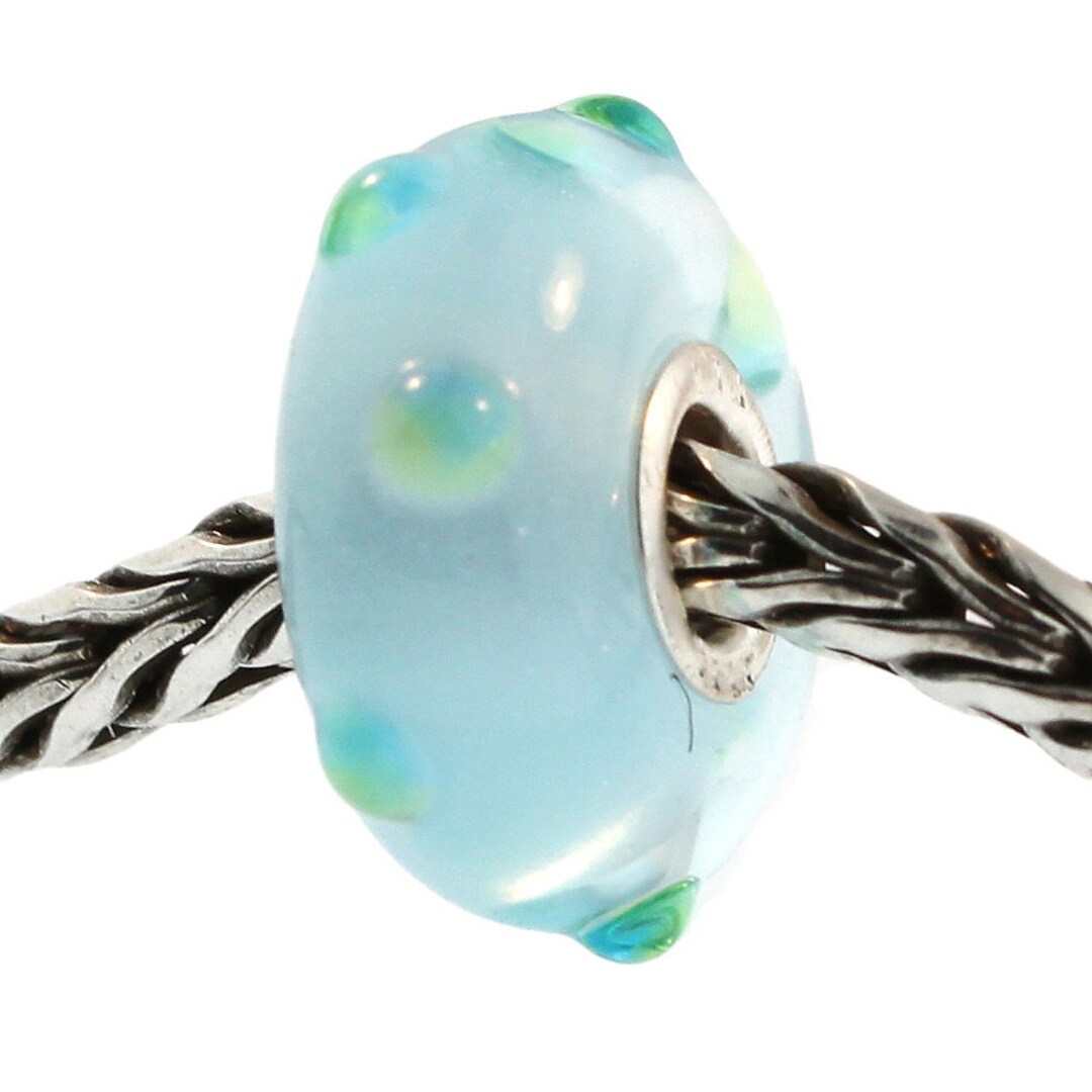 Authentic Trollbeads Glass 61165 Ice Blue Bud RETIRED - Etsy