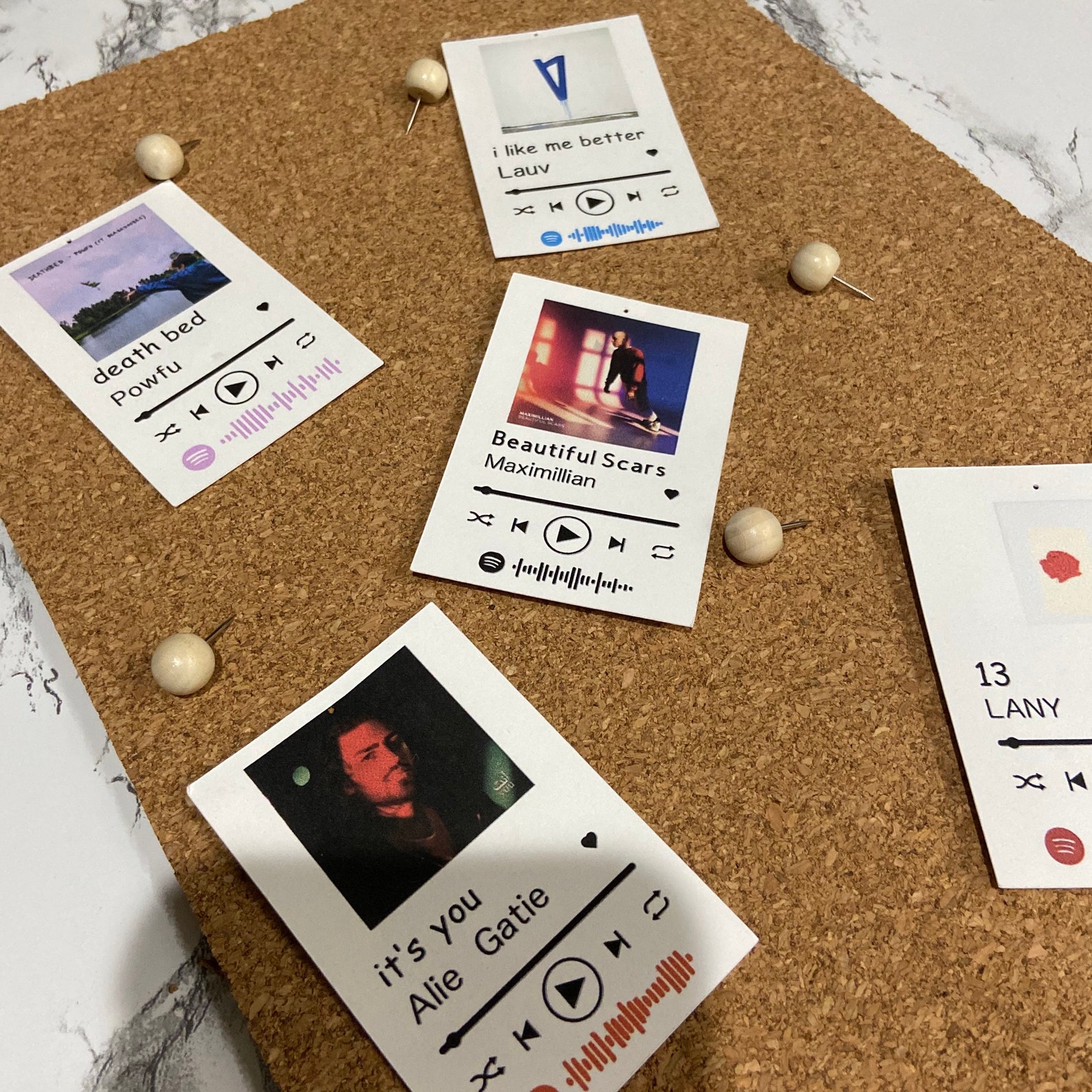 MINI Spotify Playlist Card | Etsy