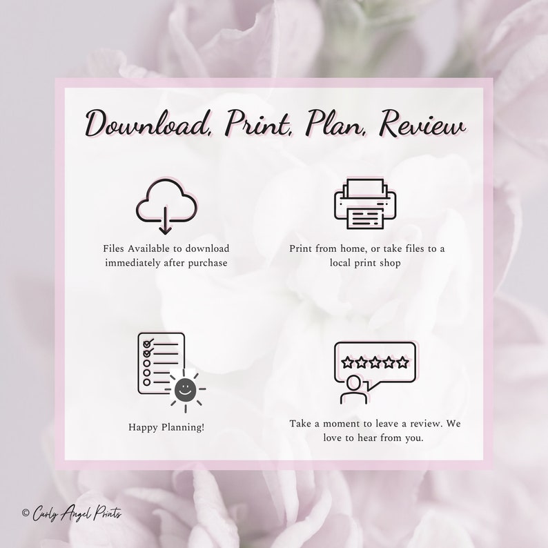 Printable to Do List Instant Download Print at Home Simple Planner ...