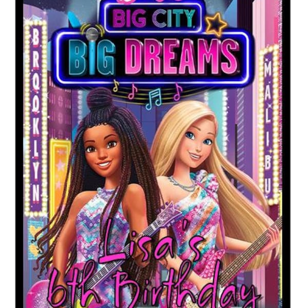 Barbie Barbie Water Bottle Labels Birthday Girl Girl Birthday Party ...