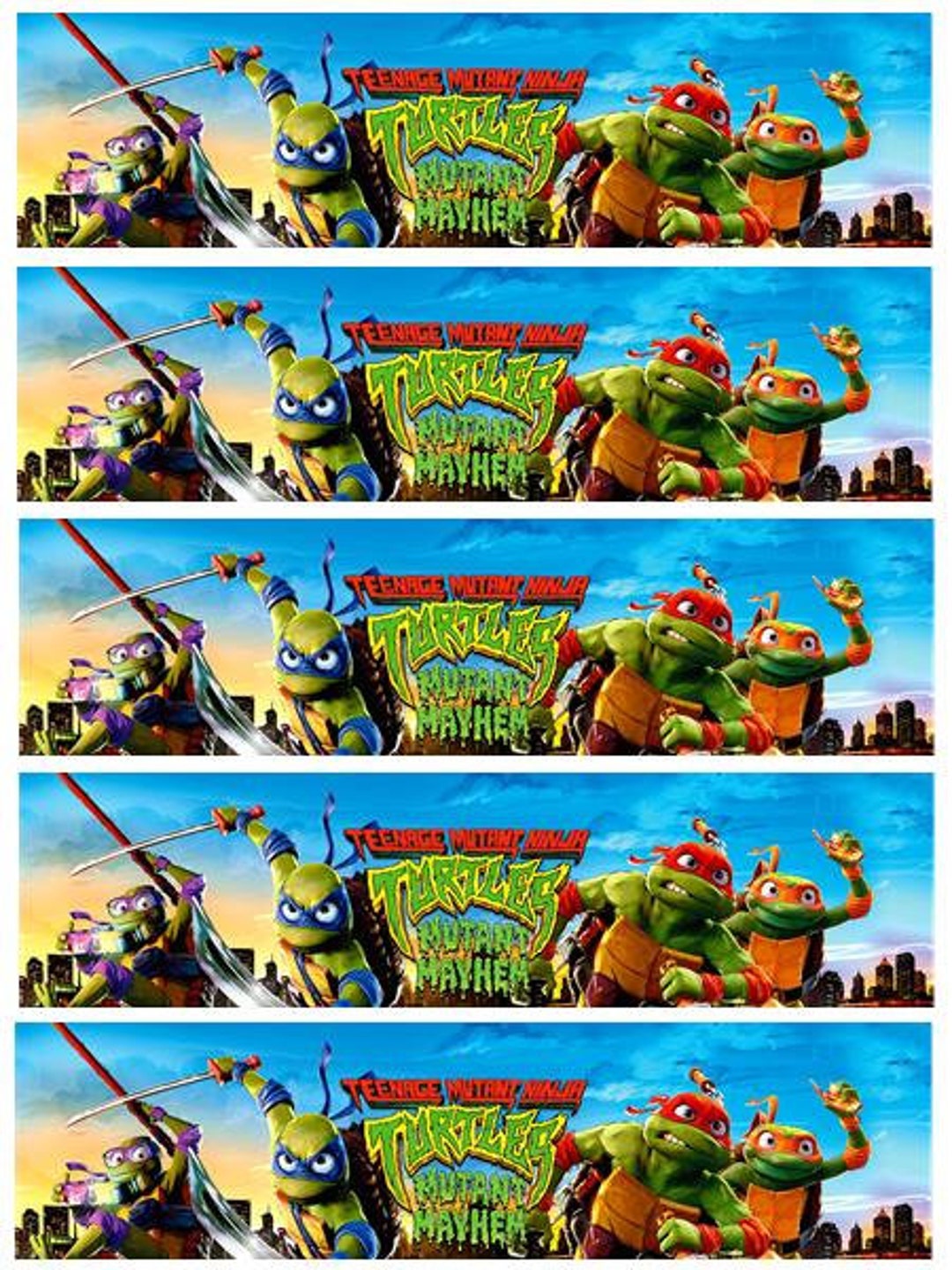 Ninja Turtles * Ninja Turtles Water Bottle Labels * Ninja * Turtles ...