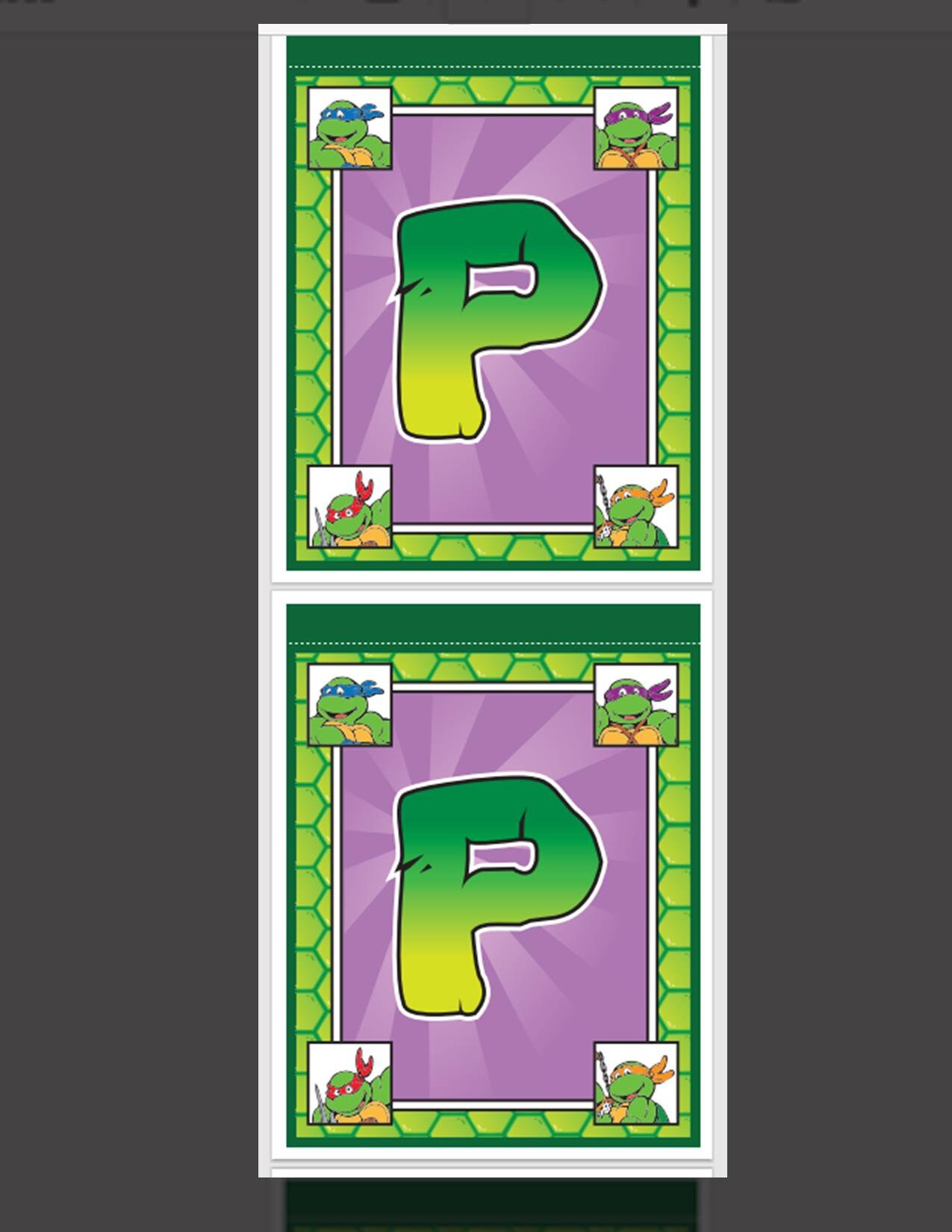 Ninja Turtles Ninja Turtles Banner Ninja Turtles Party Birthday Kids ...