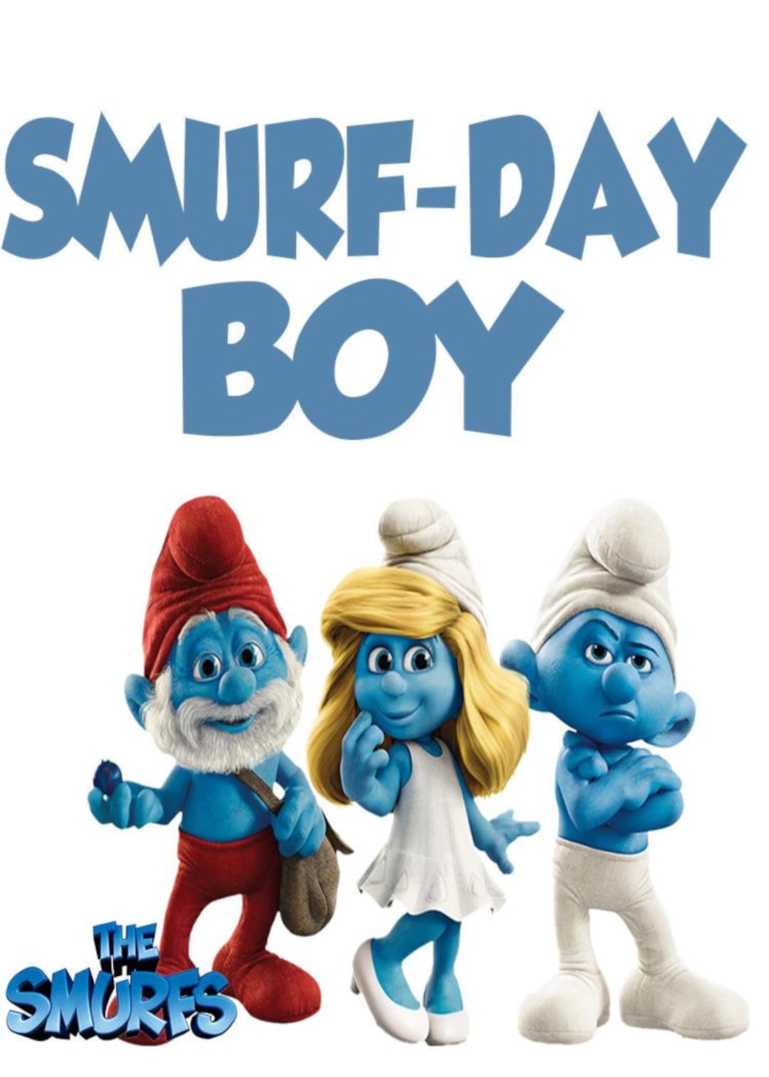 Smurfs * Smurf Day Boy * Smurf Birthday Party * Kids Smurf Party ...