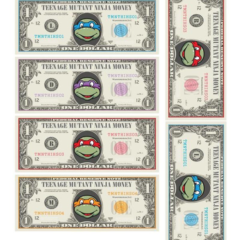 Money With Turtles on It - Etsy
