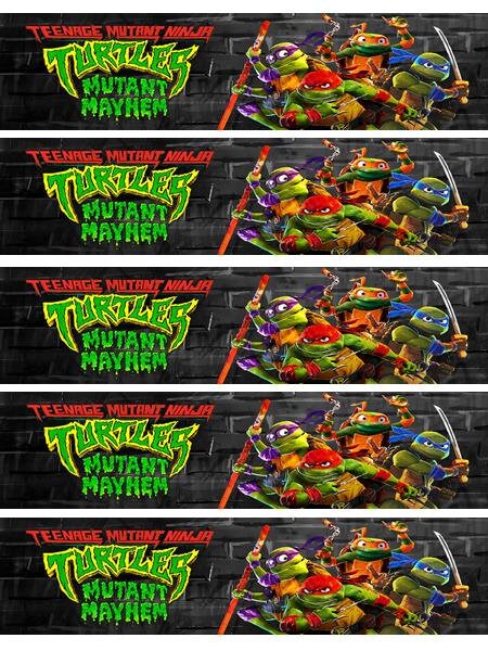 Ninja Turtles * Ninja Turtles Water Bottle Labels * Ninja * Turtles ...