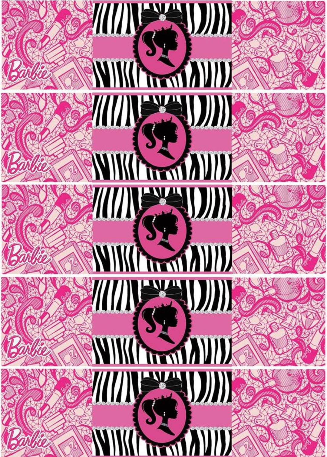 Barbie * Barbie Water Bottle Labels * Birthday Girl * Girl Birthday ...